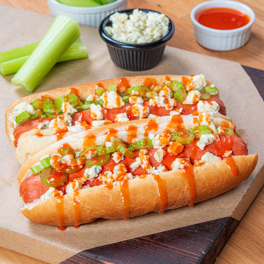 The Buffalo Blue Cheese Dog – Miller's Craft Meats