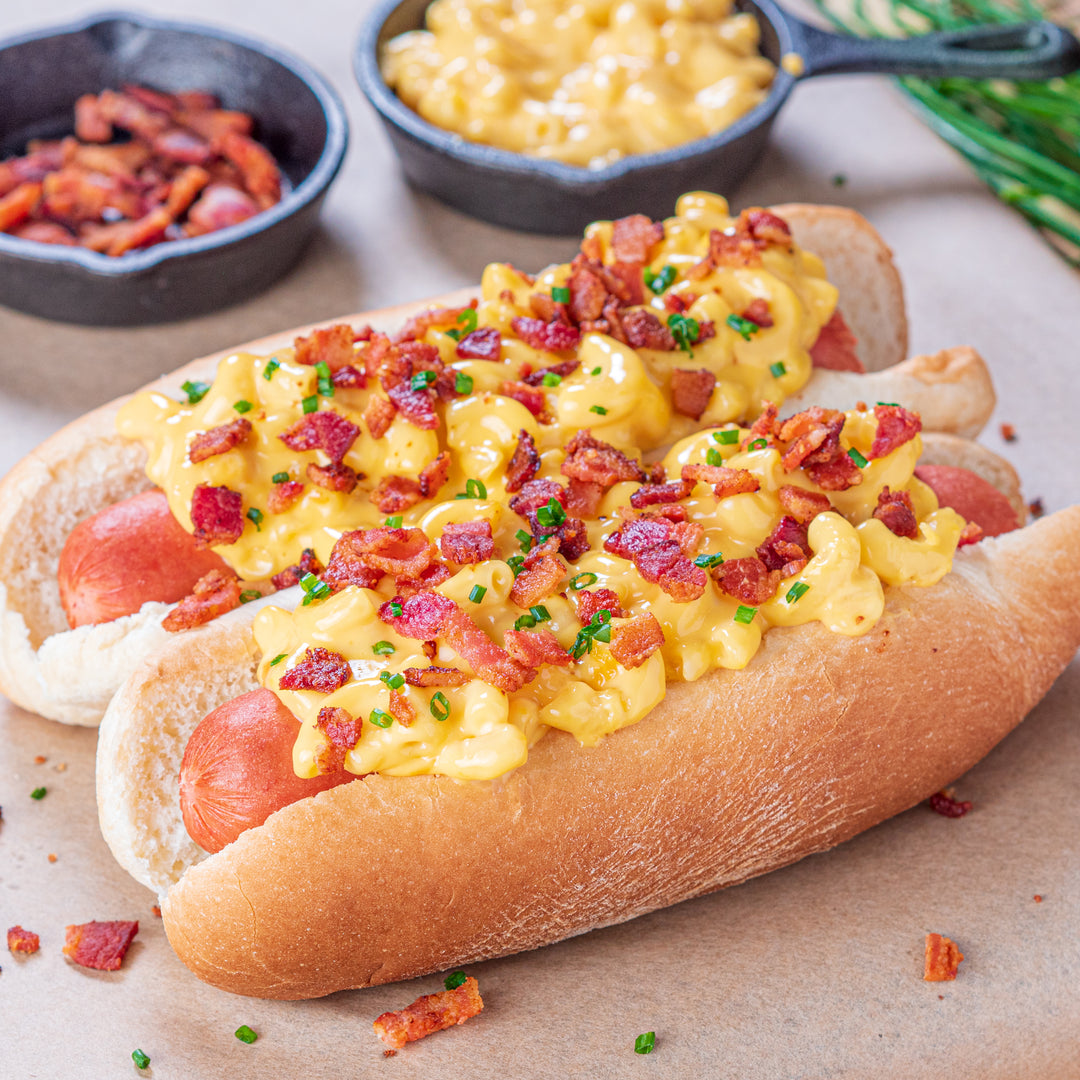 The Mac & Cheese Dog – Miller's Craft Meats