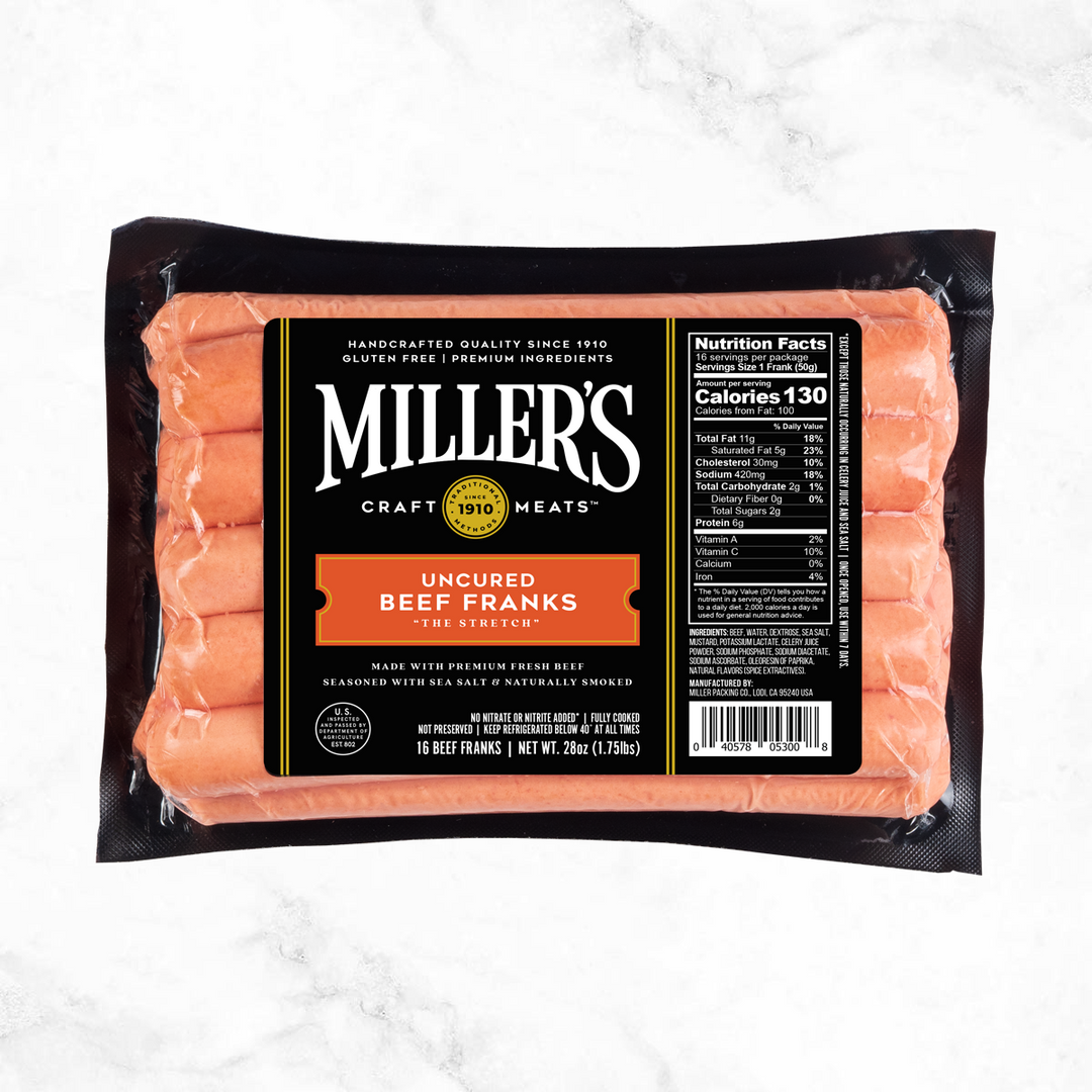 Hot dogs – Miller's Craft Meats