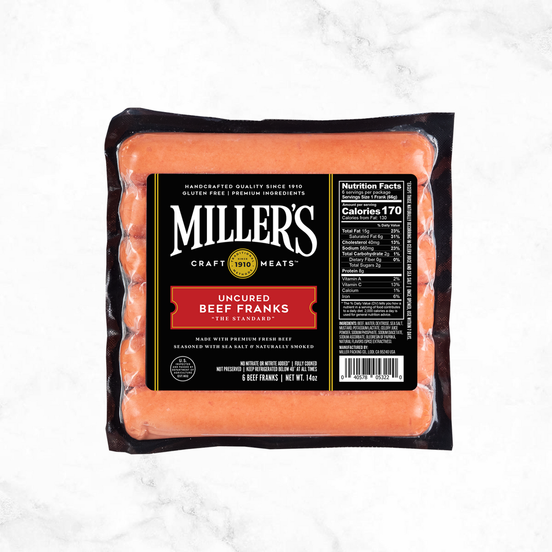 Hot dogs – Miller's Craft Meats