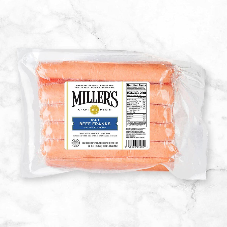 Hot dogs – Miller's Craft Meats
